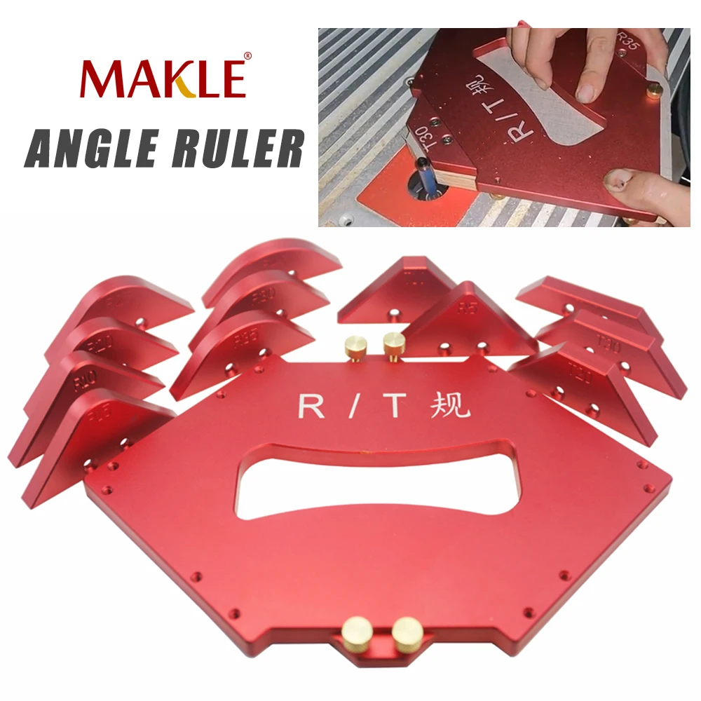 MAKLE-Router-Table-Corner-Jig-Radius-Chamfer-Profile-Template-Kit-R ...