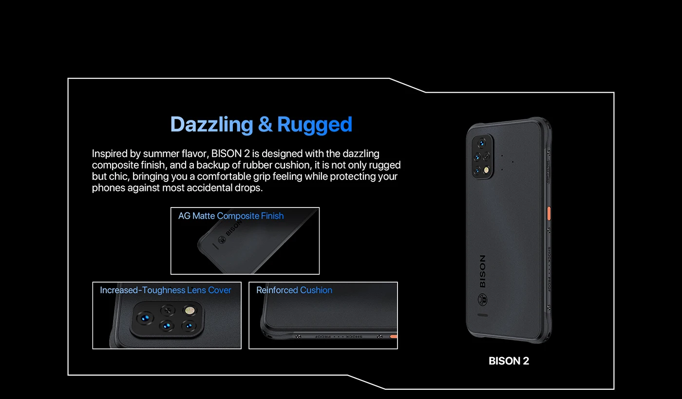 UMIDIGI BISON 2/ BISON 2 PRO Rugged Android 12 Smartphone 128GB /256GB ...
