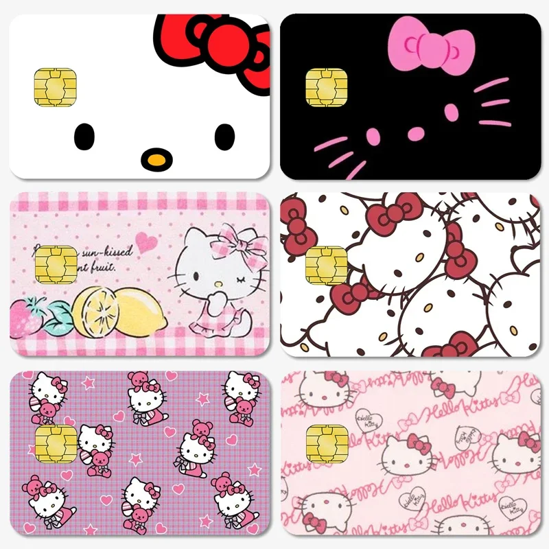 New-Hello-Kittys-Credit-Debit-Card-Sticker-Kawaii-My-Melody-Poker ...