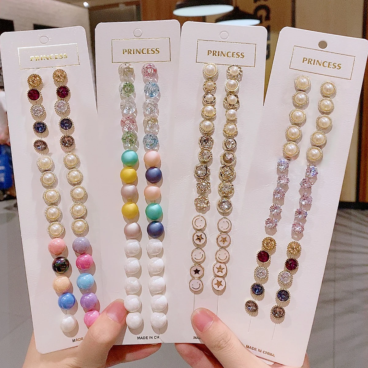 5-10Pcs-Pack-Cute-Mini-Enamel-Pins-Pearl-Neckline-Collar-Lapel-Pin ...