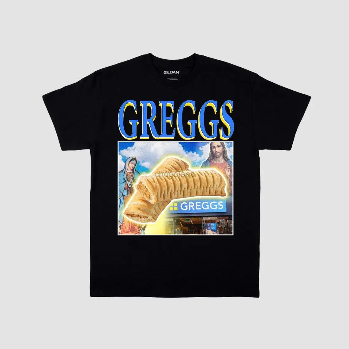 Greggs Sausage Roll Tshirt Tee Funny Meme T Shirt Vintage Fathers Day