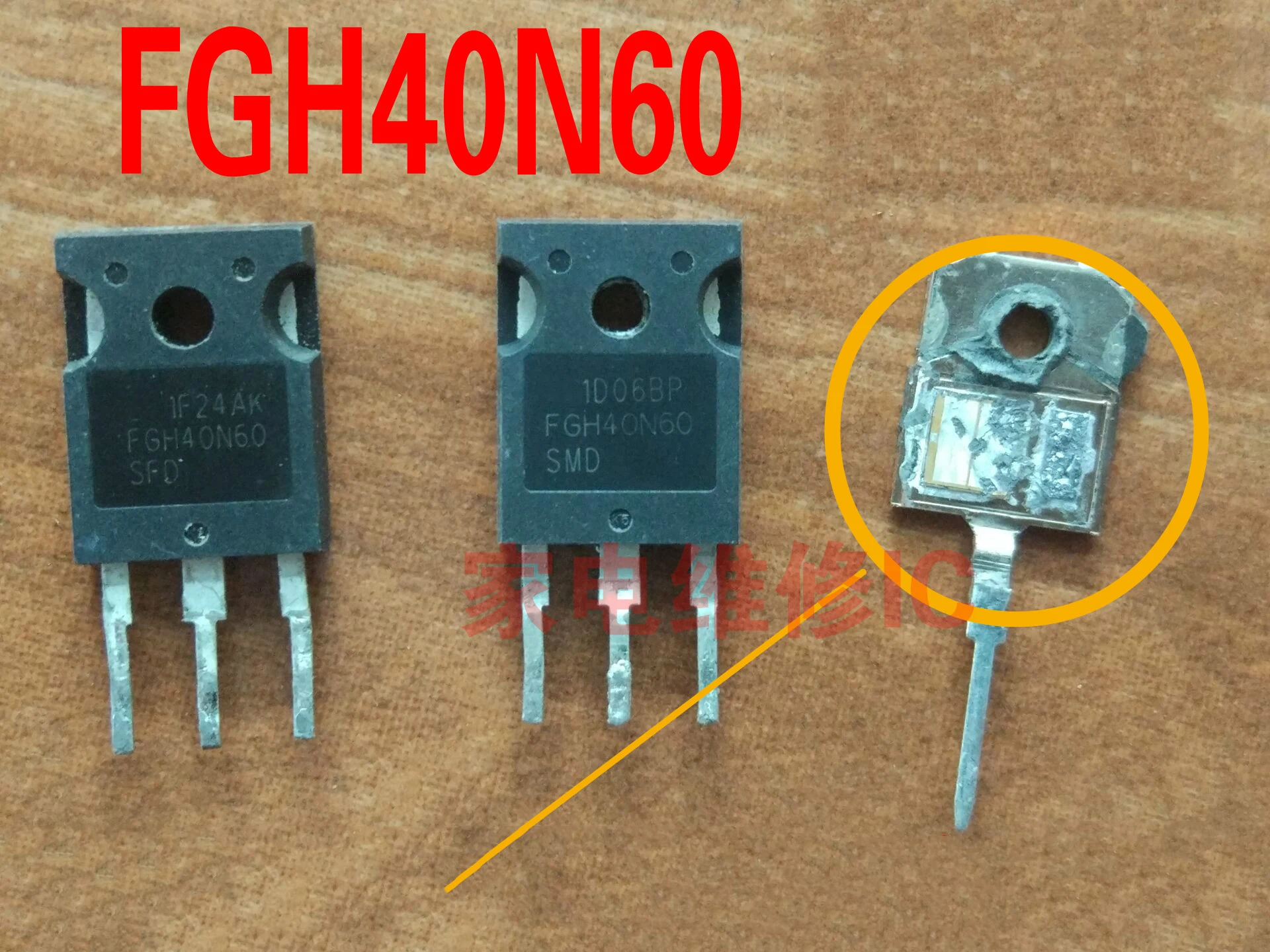 Original Used 1pcs Fgh40n60sfd Fgh40n60smd Fgh40n60ufd Fgh40n60 ...