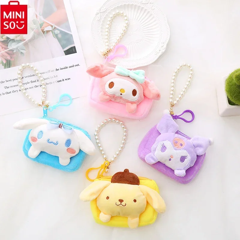 MINISO-Porte-Cl-en-Peluche-Motif-de-Dessin-Anim-Sanurgente-Kawaii-Porte ...