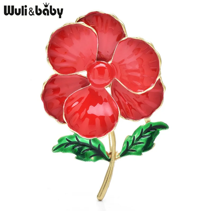 Wuli-baby-New-Designer-Flowers-Brooches-For-Women-Unisex-2-color-Big ...