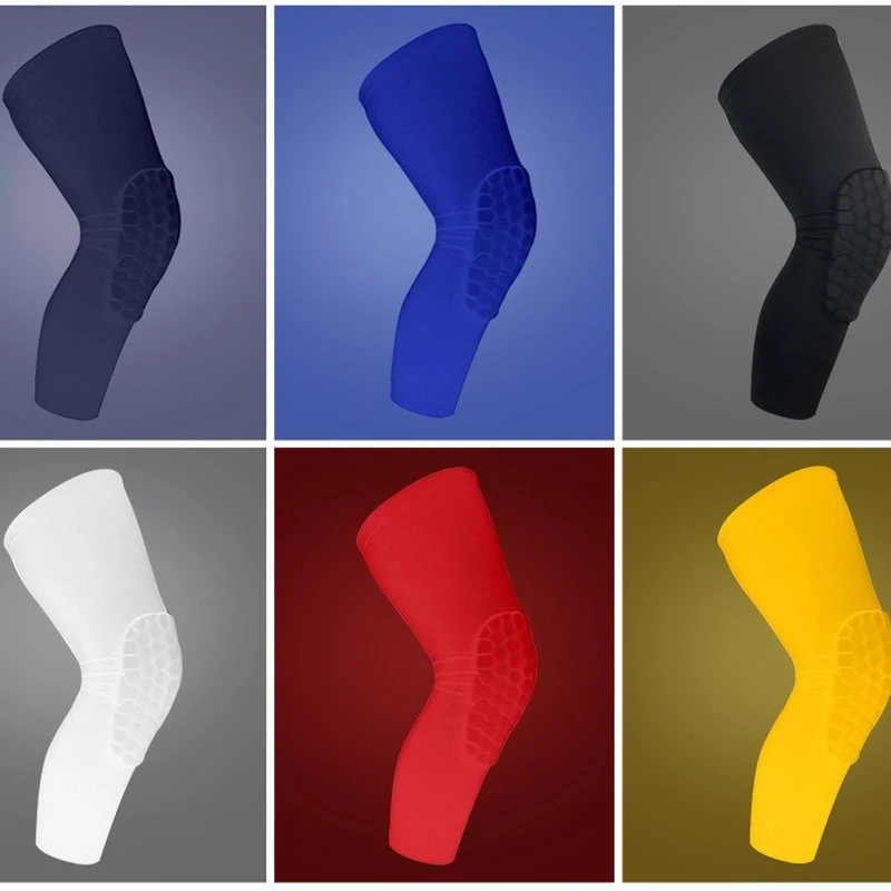 1 Piece Basketball Knee Protector Compression Sleeve Honeycomb Foam ...