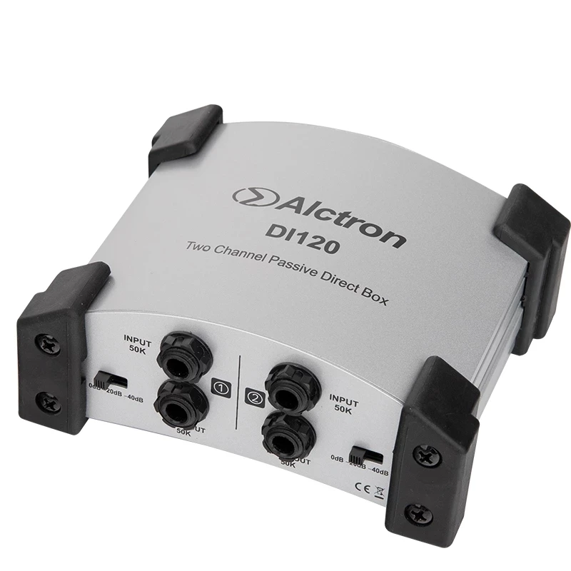 Dual-Channel-Passive-Direct-Box-Stereo-Audio-DI-Box-Great-for ...