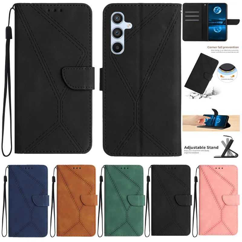 For-Samsung-Galaxy-M54-SM-M546B-Flip-Case-Samsung-M-54-M546-Fundas-For ...