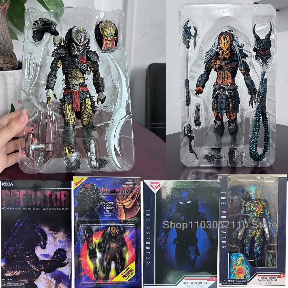 NECA-Elder-Clan-Leader-Concrete-Jungle-Action-Figure-Fugitive-Thermal-Vision-Fugitive-Predator ...