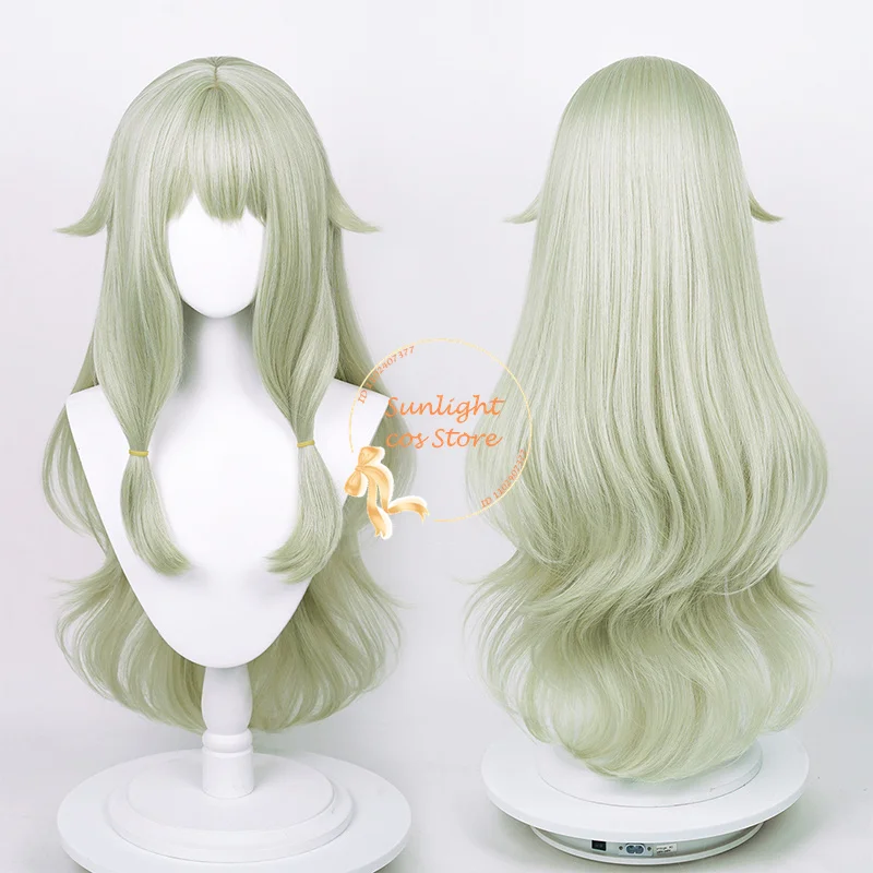 High-Quality-Synthetic-Hair-Kusanagi-Nene-Cosplay-Wig-80cm-Cruly-Green ...