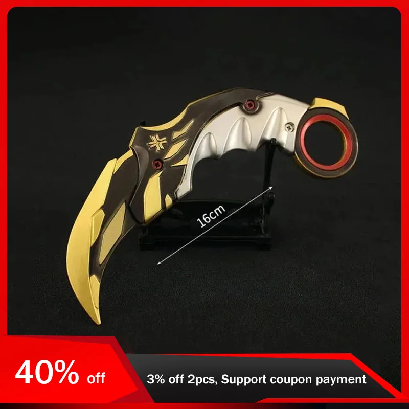 Valorant-Game-Peripheral-Karambit-Champions-16cm-2023-Balisong-Weapon ...
