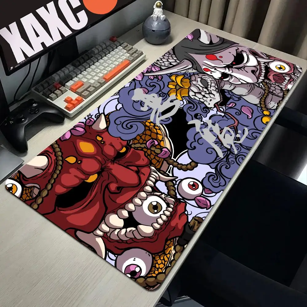 Alfombrilla-de-rat-n-japonesa-samur-i-Diablo-alfombrilla-de-rat-n-negra ...