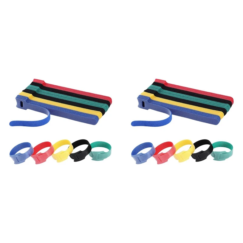 240PCS-Cable-Ties-Reusable-Cable-Management-Cord-Organizer-6-Inch-Wire ...