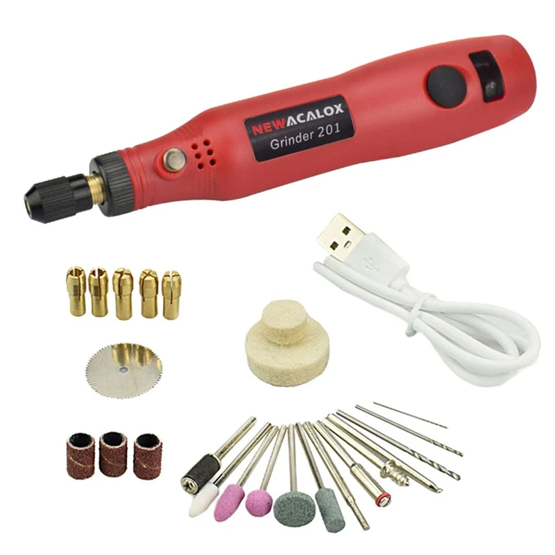 Hobby-Craft-Mini-Drill-Grinder-Rotary-Tool-Set-Modelagem-Polimento ...