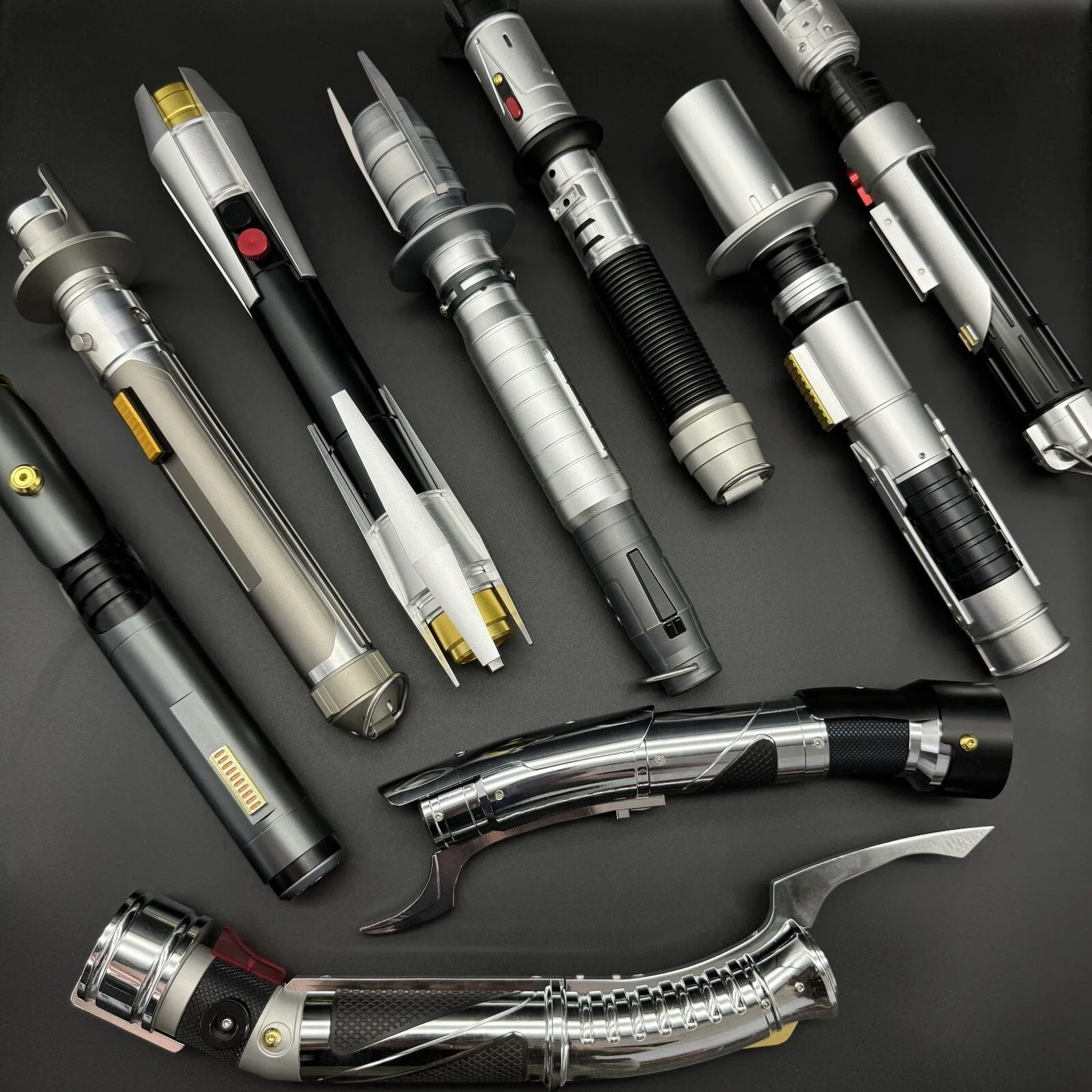 Lightsaber-Laser-Sword-RGB-Pixel-Proffie-Empty-hilt-Metal-Dueling ...