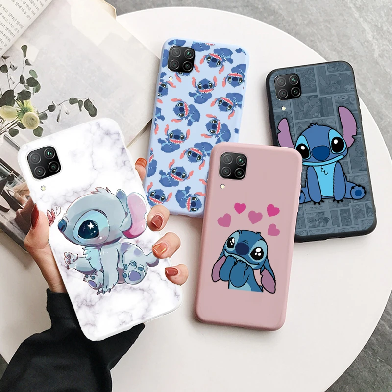 Für Huawei P40 Lite Nova 6 SE Weiche Silikon Disney Cartoon Stich ...