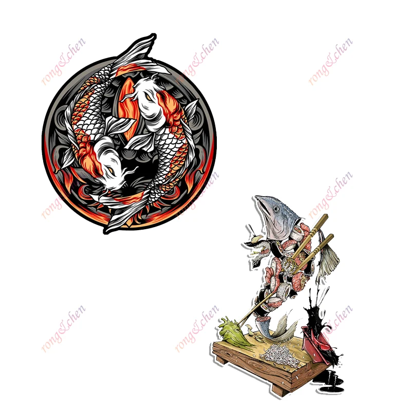 Koi-Fish-Car-Sticker-Salmon-Sashimi-for-Car-Motorcycle-Racing-Helmet ...