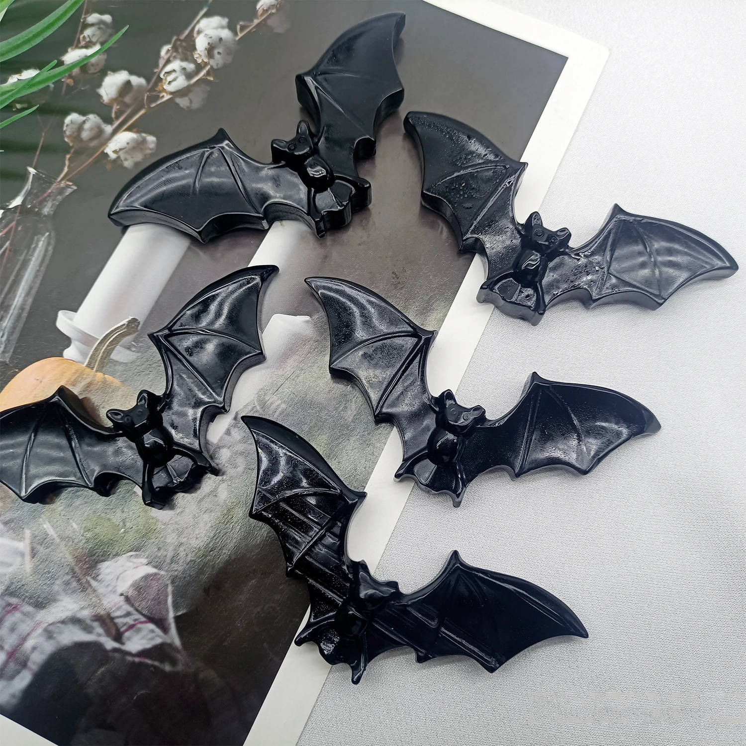 1pc-Natural-Black-Obsidian-Bat-Carving-Hot-Selling-Gemstone-Crystal ...