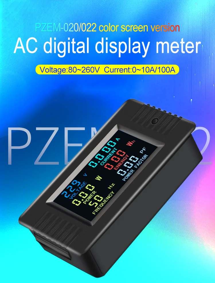 PZEM-022-32A-63A-100A-AC-Smart-Digital-Voltage-Current-Power-Energy ...