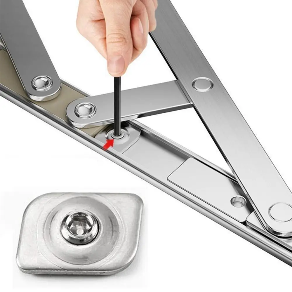 5PCS-Stainless-Steel-Wind-Support-Limit-Plate-Non-Punching-Casement ...