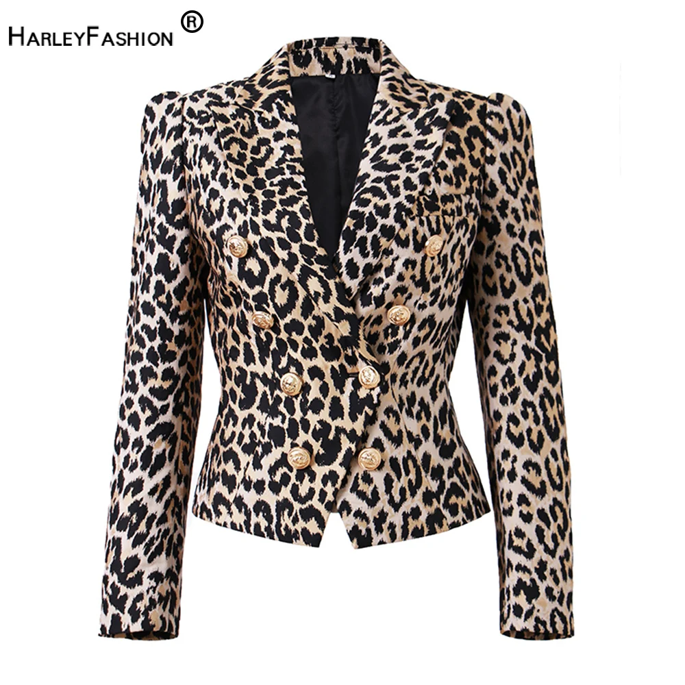 Chaquetas-ajustadas-de-tela-personalizada-para-mujer-chaquetas-cl-sicas-de-leopardo-precio-de ...