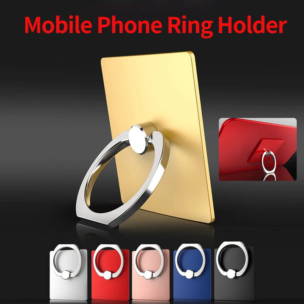 360 Degree Rotating Mobile Phone Finger Ring Holder Stand Grip ...