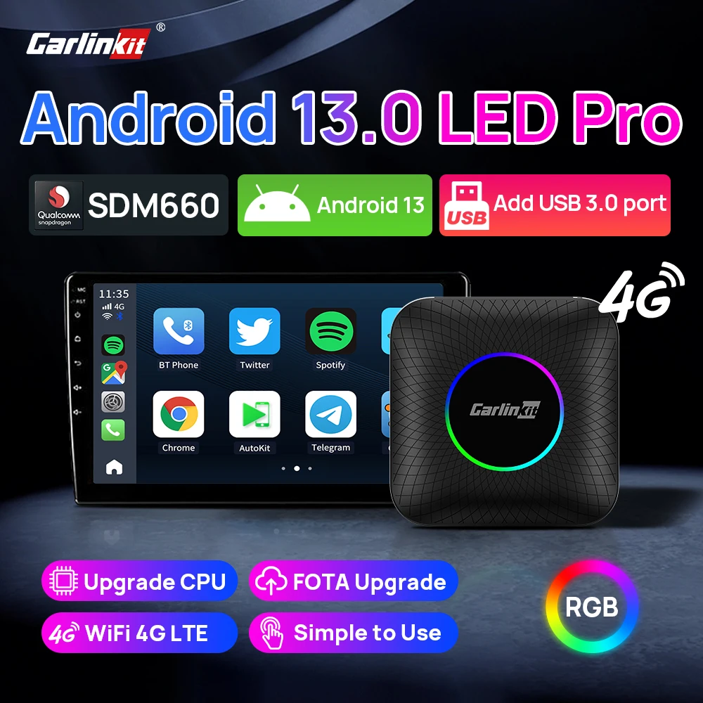 8-GB-128-GB-CarlinKit-Android-13-CarPlay-AI-Box-LED-Wireless-Carplay ...