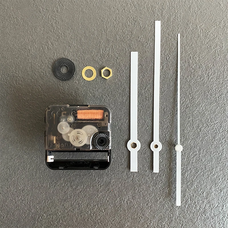 Ostar Silent Movement Plastic Quartz Clock Mechanism With White Hands ...