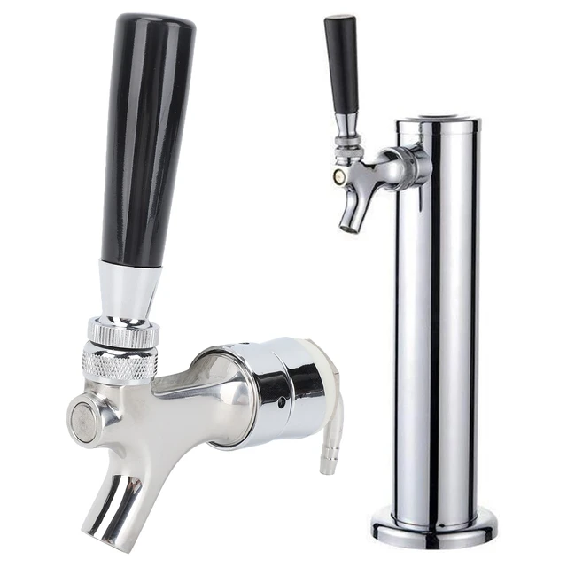 Draft Handle Beer Handle 5-Pack Black Plastic - Standard Thread (For ...