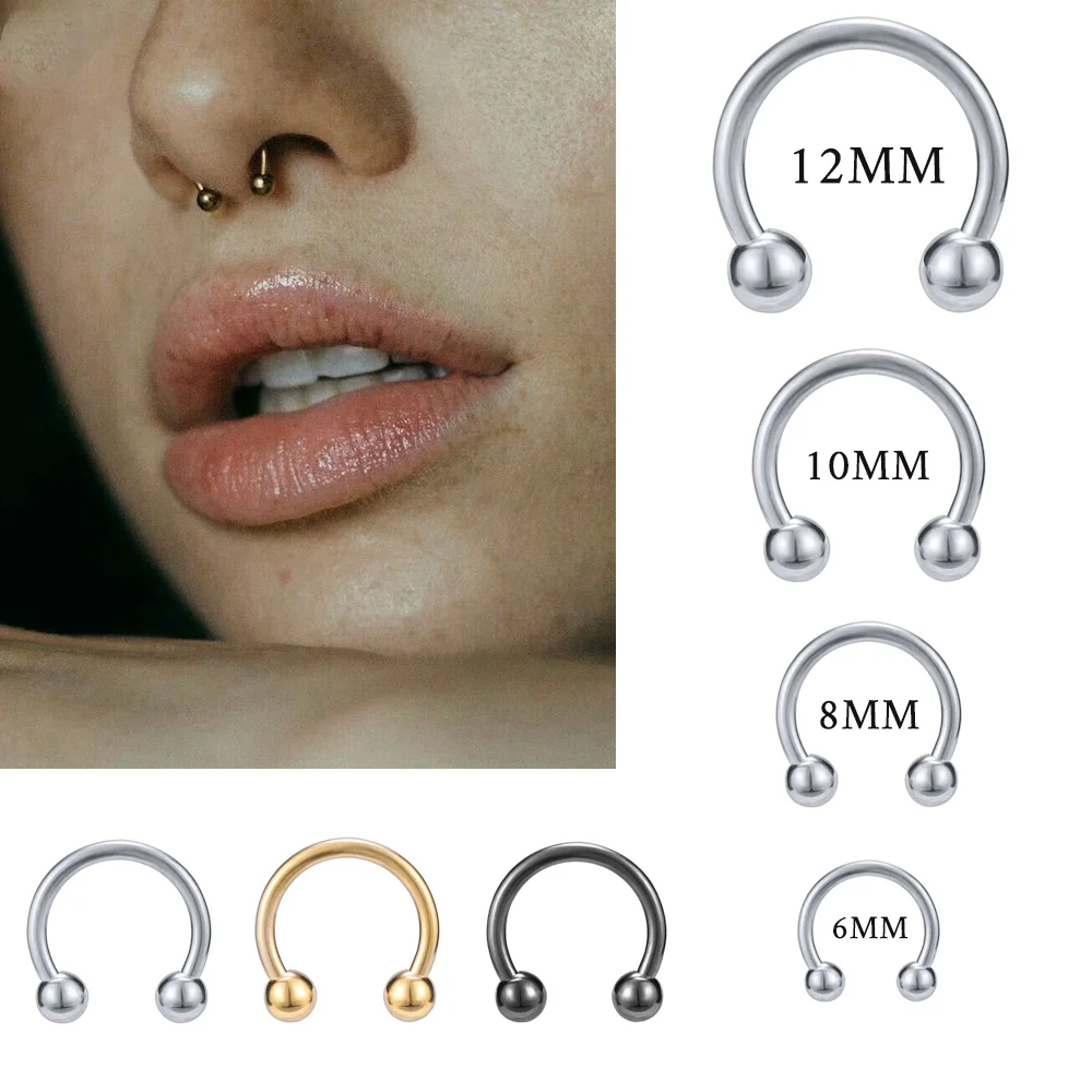 1-PC-316L-Stainless-Steel-Nose-Ring-Nose-Piercings-Helix-Ear-Piercing ...