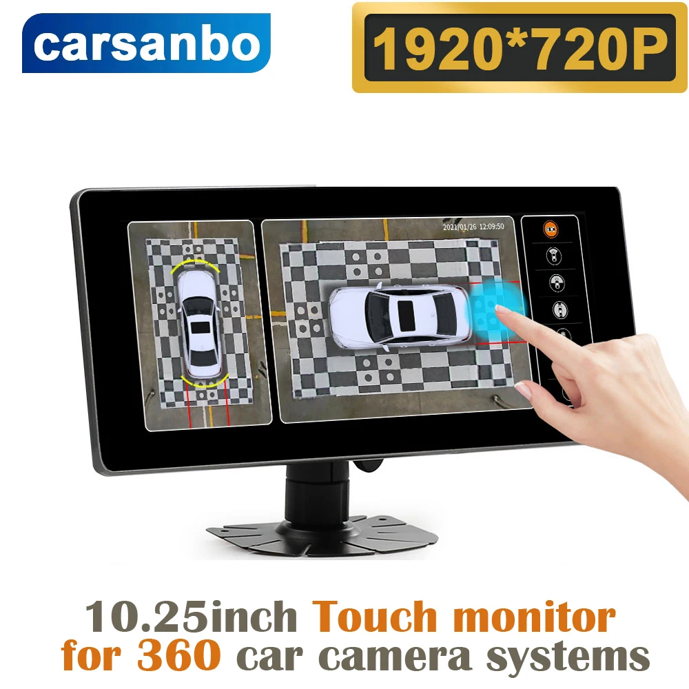 10-25-Inch-Touch-Screen-Monitor-for-360-Degree-Car-Camera-System-Avm ...
