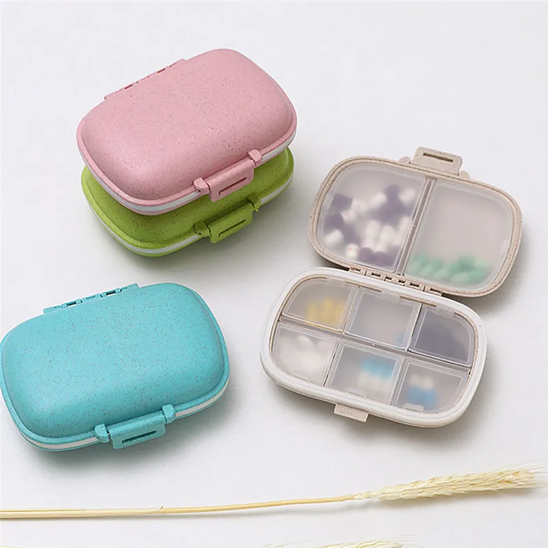 8-Grids-Organizer-Container-For-Tablets-Travel-Pill-box-With-Seal-ring ...