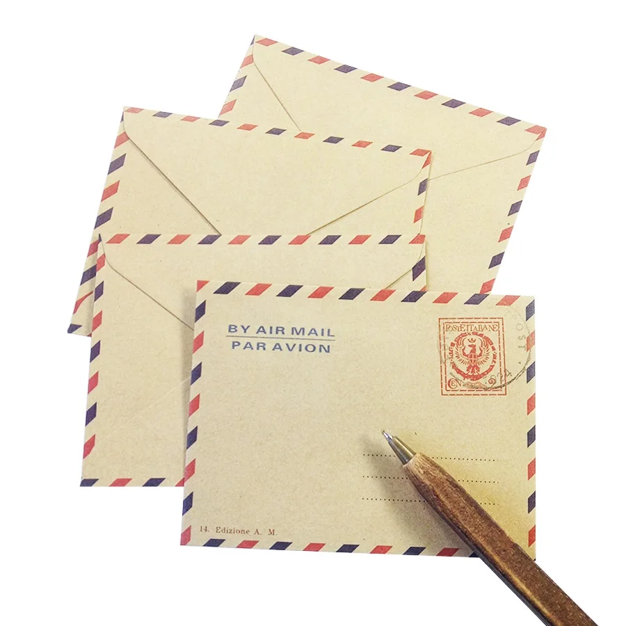 10-Pcs-lot-Mini-Retro-Vintage-Kraft-Paper-Envelopes-British-Style ...
