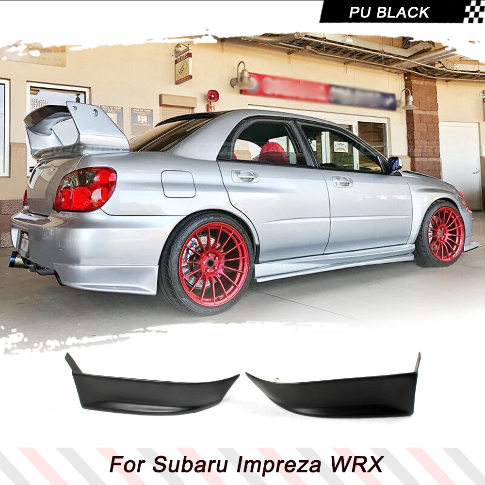 Car Rear Bumper Splitters Flaps Cupwings For Subaru Impreza WRX 8th ...