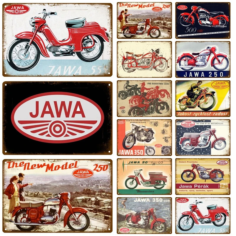 Jawa-Metal-Sign-House-Plaque-Metal-Poster-Tin-Sign-Plate-Wall-Posters ...