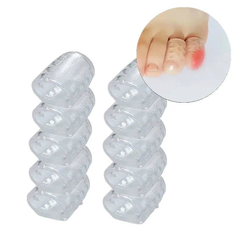 20-10pcs-Elasticity-Silicone-Toe-Caps-Women-Men-Gel-Little-Toe-Tube ...