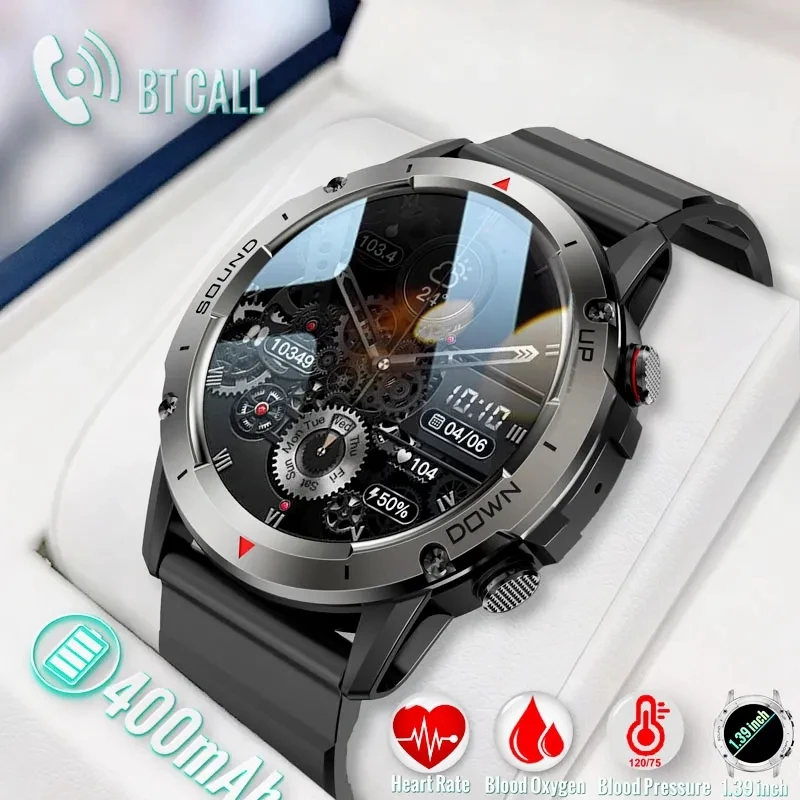 GEJIAN-1-39-Round-Military-Smart-Watch-Men-For-Android-Xiaomi-Ios ...