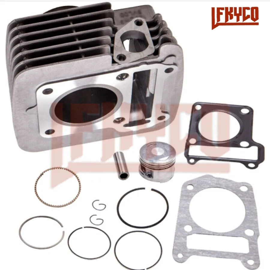 Motorcycle 57.4mm/62mm Engine 123CC Cylinder Kit for Yamaha YBR125 XTZ ...