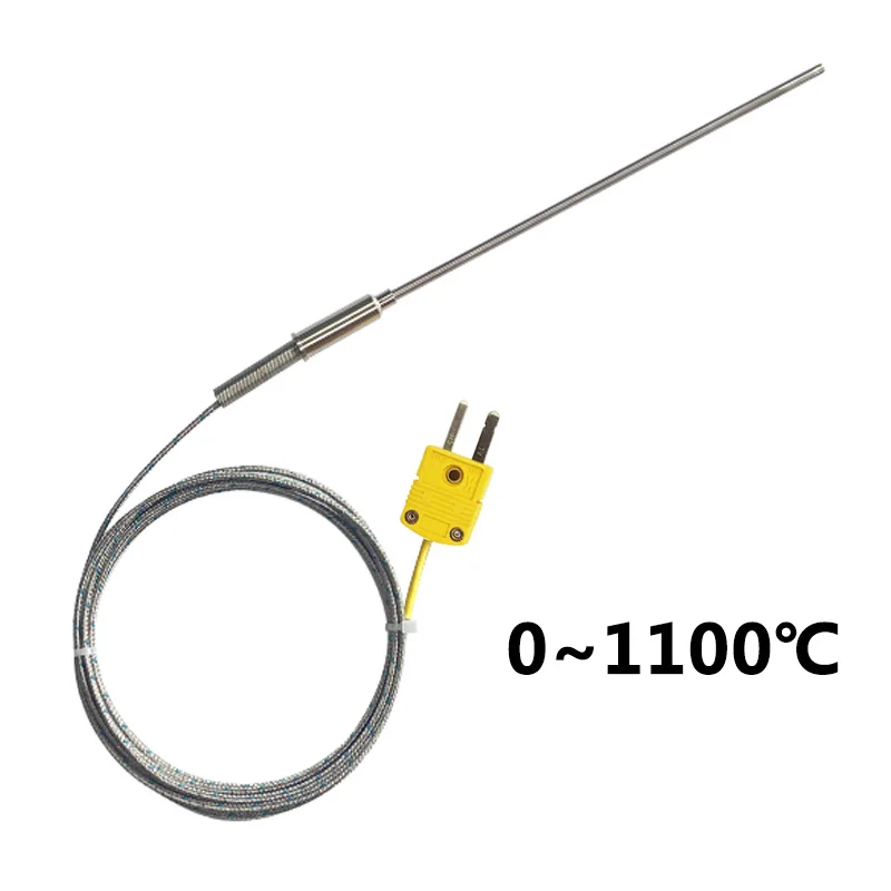 Armoured-Thermocouple-K-Type-Bendable-Sensor-Wire-1mm-2mm-3mm-8mm-Dia ...