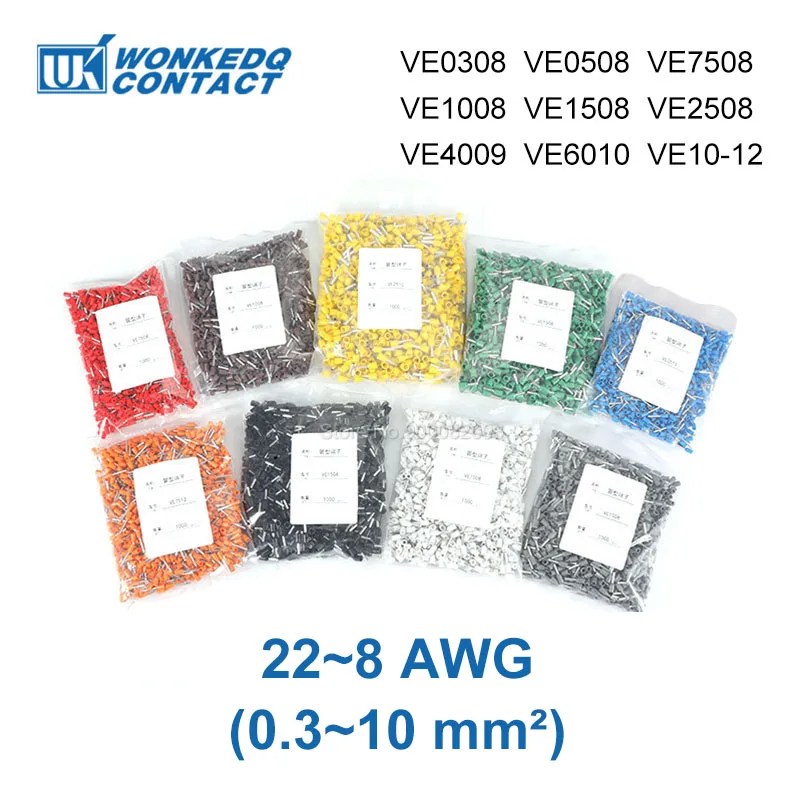 Conectores-de-crimpado-de-cobre-para-virola-Terminal-Uds-E0508-E7508 ...