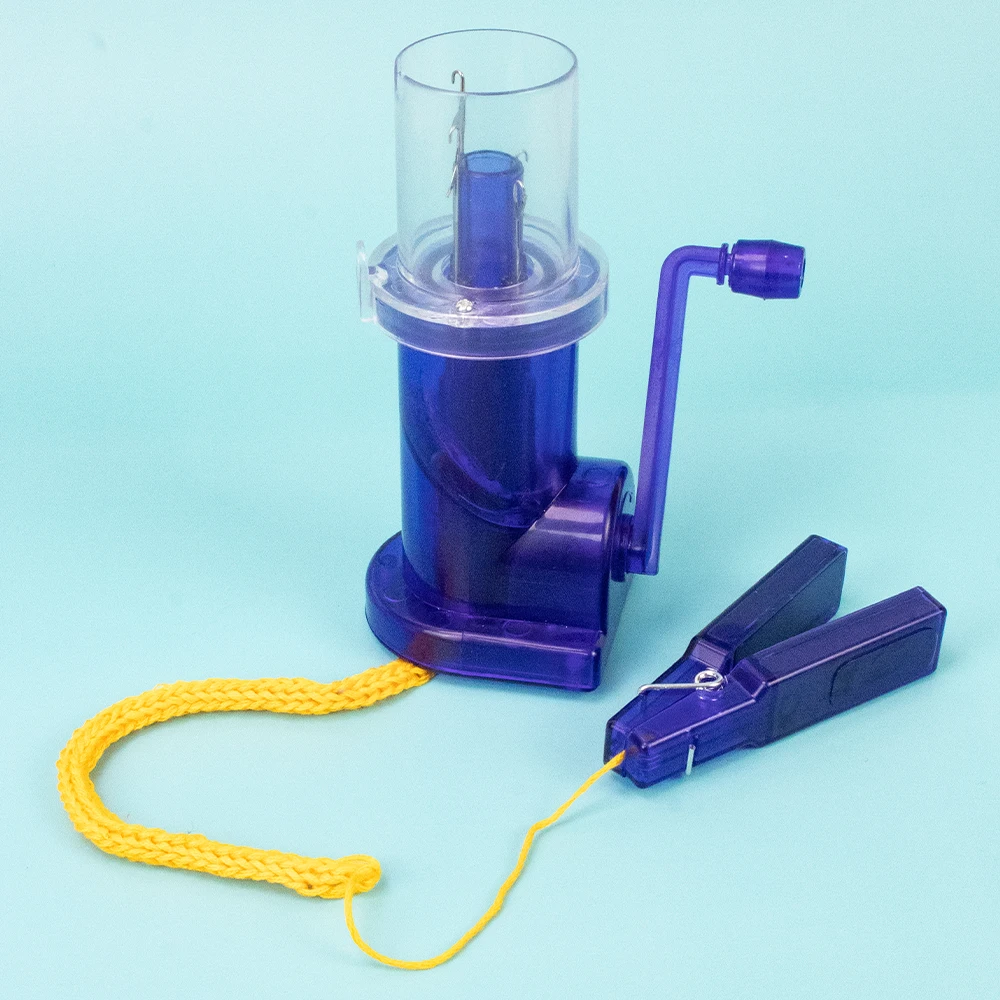 Portable-Hand-Knitting-Machine-Embellishment-Knit-Loom-with-Hand-Crank ...