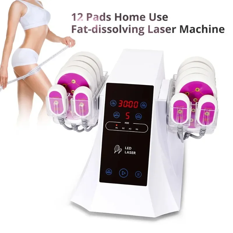 Portable 12 Lipolaser Weight Loss Slimming Machine 5mw Lipo Machine ...