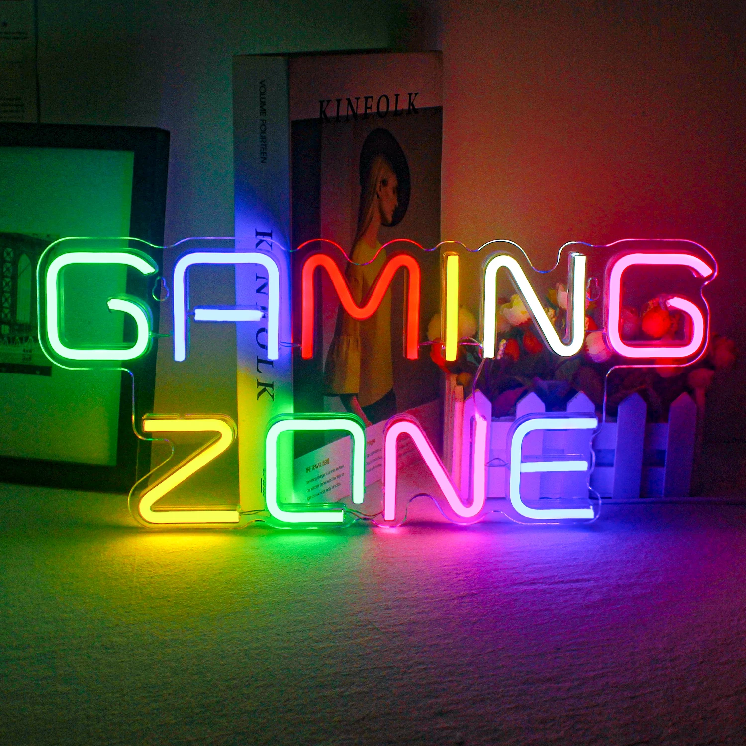 Gaming-Zone-Neon-Led-Sign-for-Wall-Decor-Game-Neon-Lights-Signs-with ...