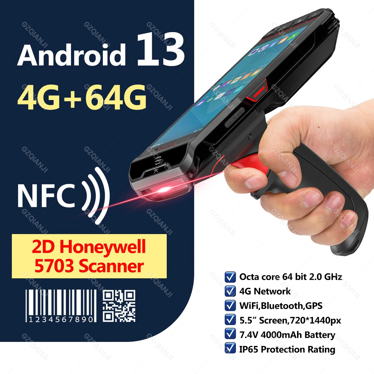 4G-Android-13-Industrial-PDA-with-Handle-Grip-1D-barcode-2D-qr ...