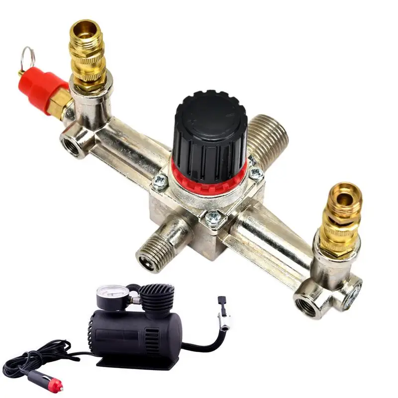 Air-Compressor-Aluminum-Bracket-Pressure-Control-Switches-Valve ...