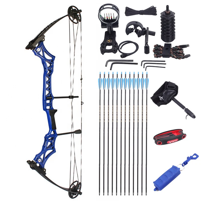 JUNXING M108 Compound Bow 30-55lbs Hunting Fishing Competition Compound ...