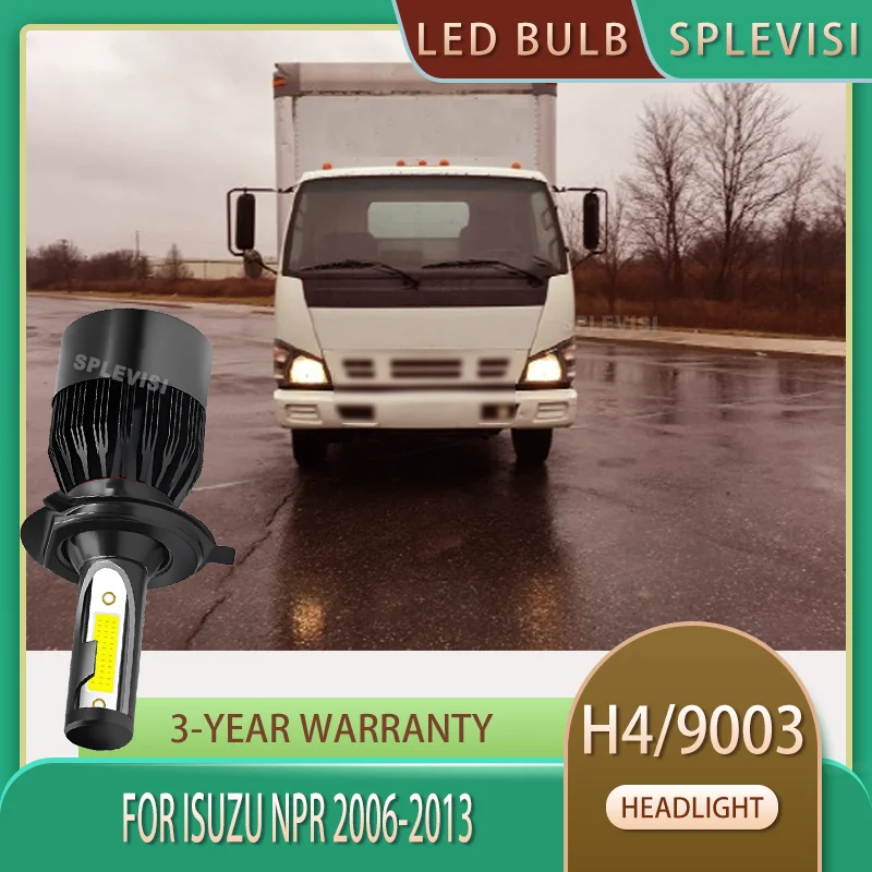 Reduce Eye Strain with 6000K White Light Car LED Headlight Bulb Hi Lo ...