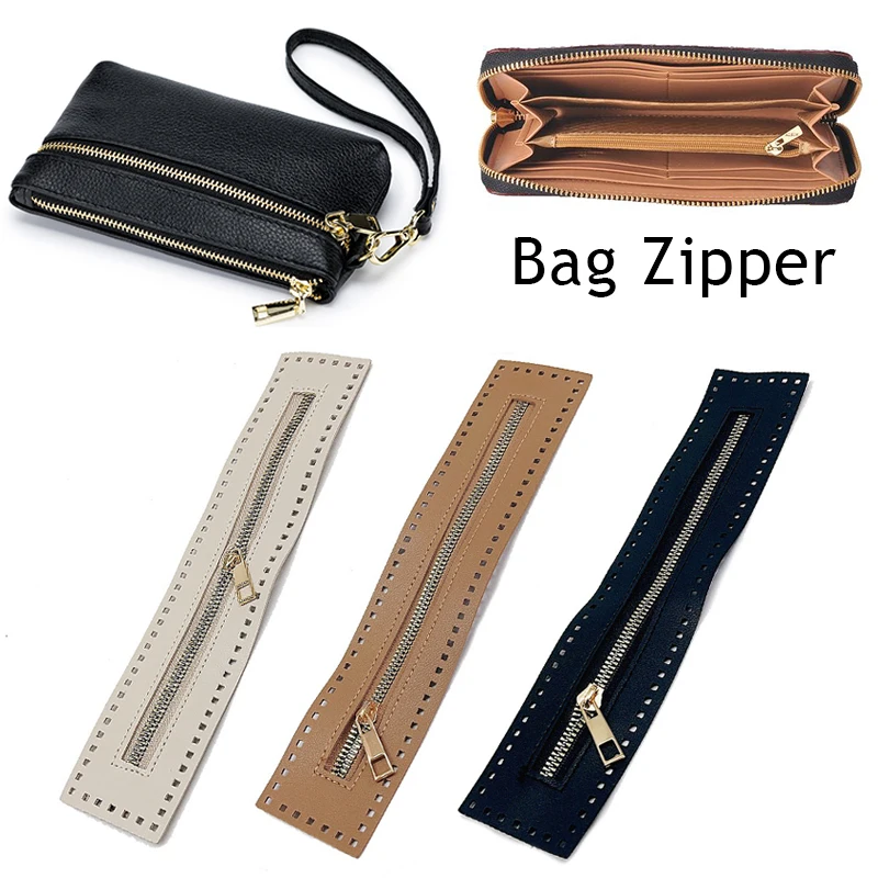 DIY-PU-Zipper-For-Woven-Bag-Hardware-Handbag-PU-Leather-Zipper-Clothes ...