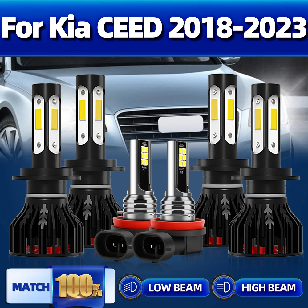 60000LM-Canbus-LED-Light-360W-LED-Headlights-Bulbs-12V-6000K-White-Car ...