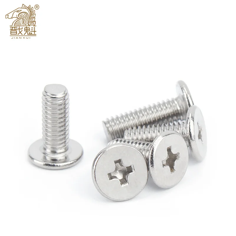 Stainless-steel-cross-recessed-screw-100304-50-20-pieces-m1-4-m1-6-M2 ...