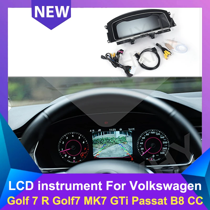 2024-Latest-Car-LCD-Digital-Dashboard-Panel-For-VW-Golf-7-R-Golf7-MK7 ...